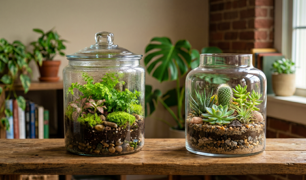 Closed vs Open Terrarium: Which is Better? Complete Beginner Guide ...